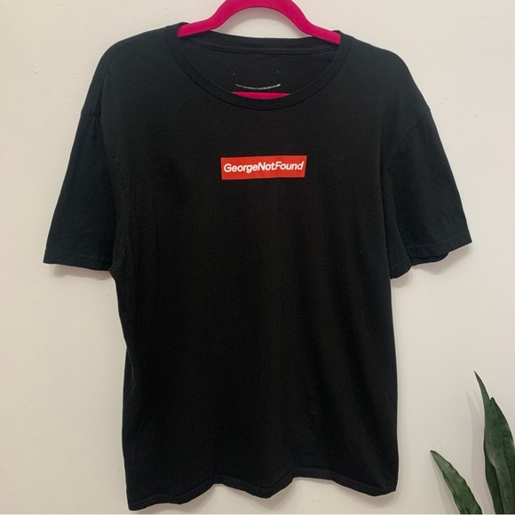 Tops | George Logo Tshirt Black Original Merch Youtuber | Poshmark
